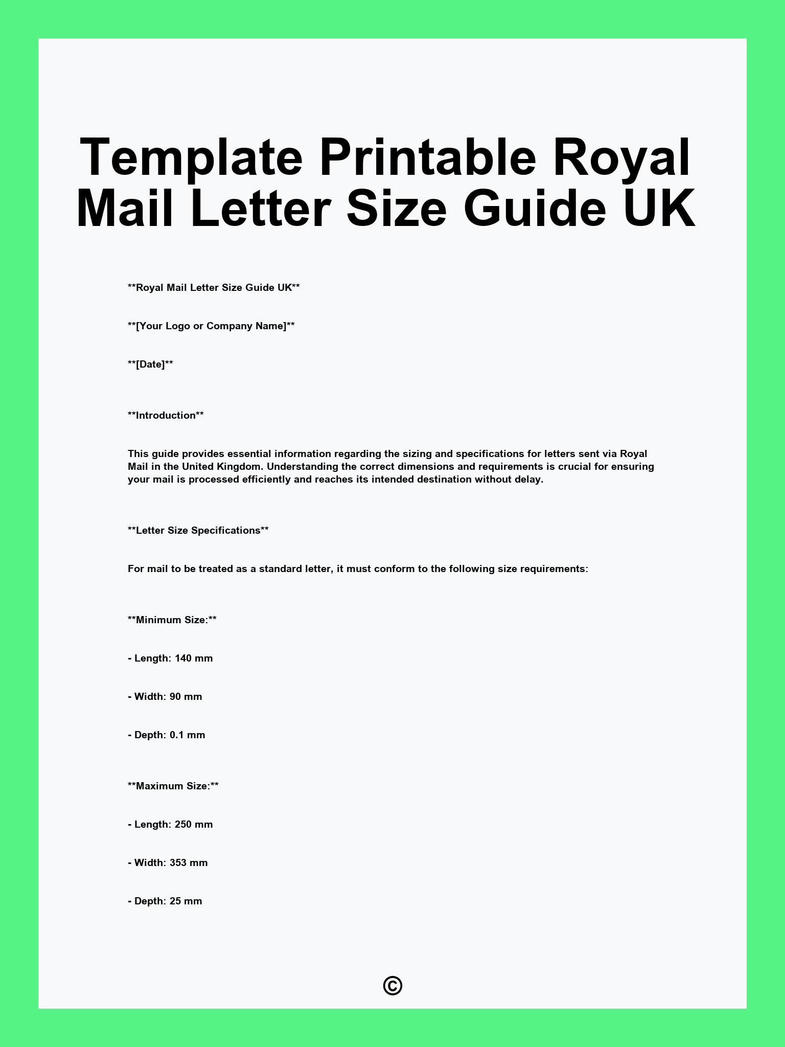 Mail Letter Template Prntbl concejomunicipaldechinu gov co